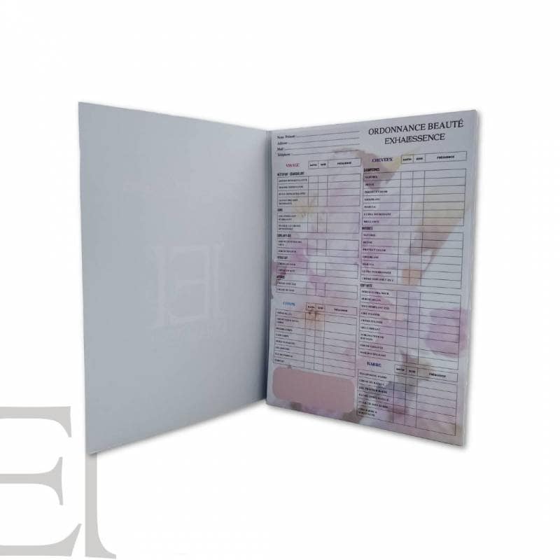 BLOC ORDONNANCES BEAUTE - EXHALESSENCE